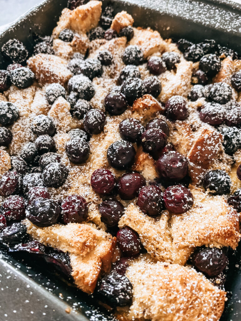 Overnight Blueberry French Toast Recipe - Rachel Dodge