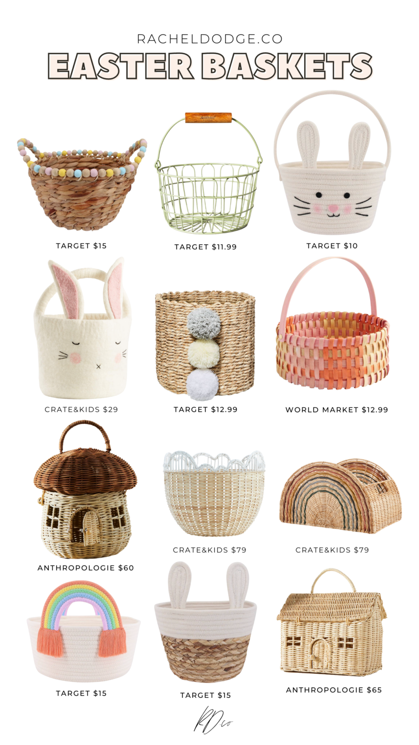 12 Unique Easter Baskets - Rachel Dodge