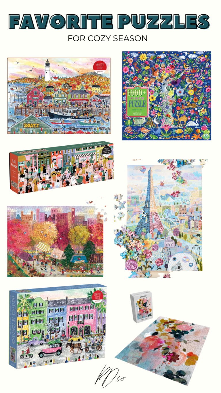 Puzzles and Chill.. My Favorite Jigsaw Puzzles - Rachel Dodge