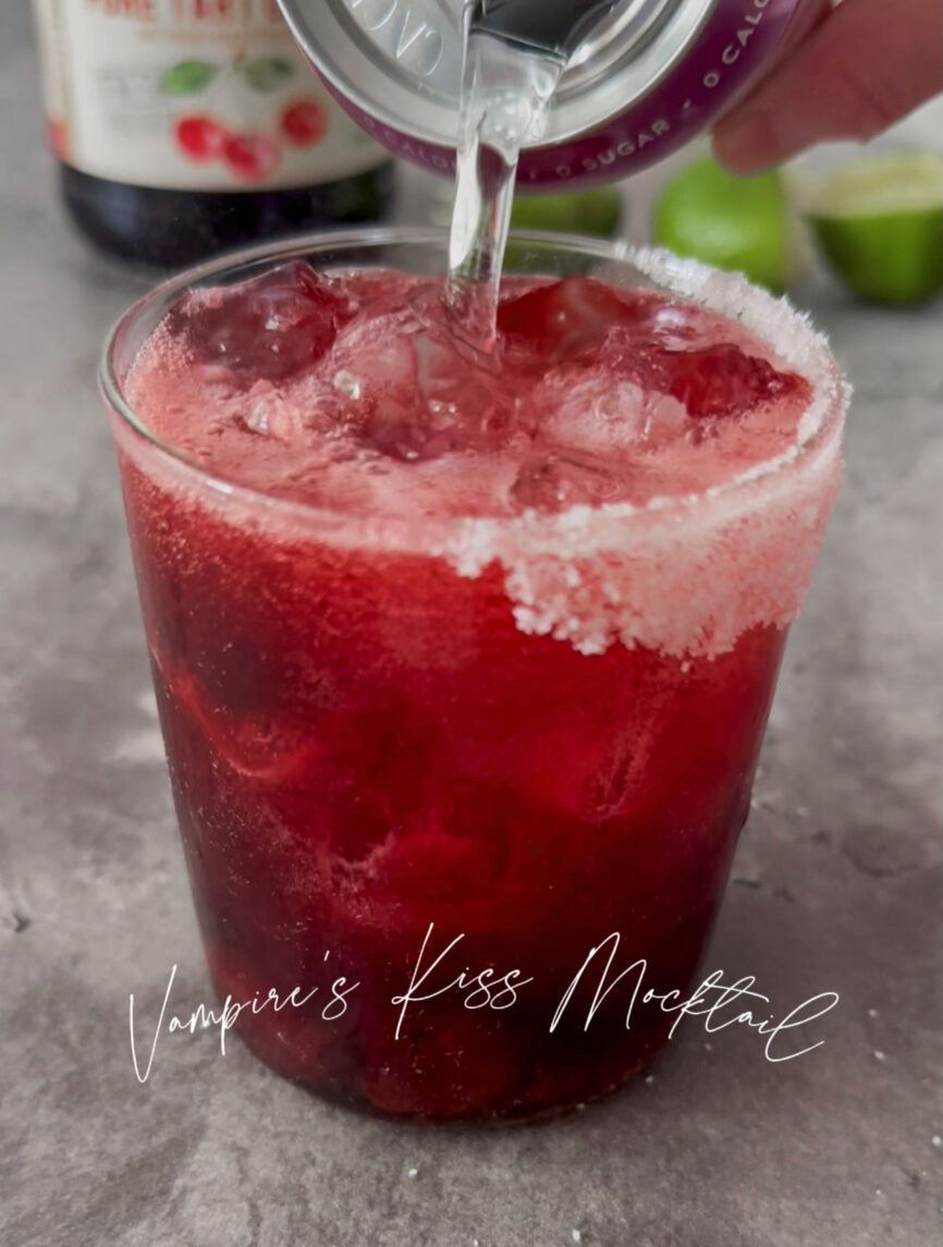 Mocktail Monday: Delightfully Spooky Vampire's Kiss Recipe - Rachel Dodge