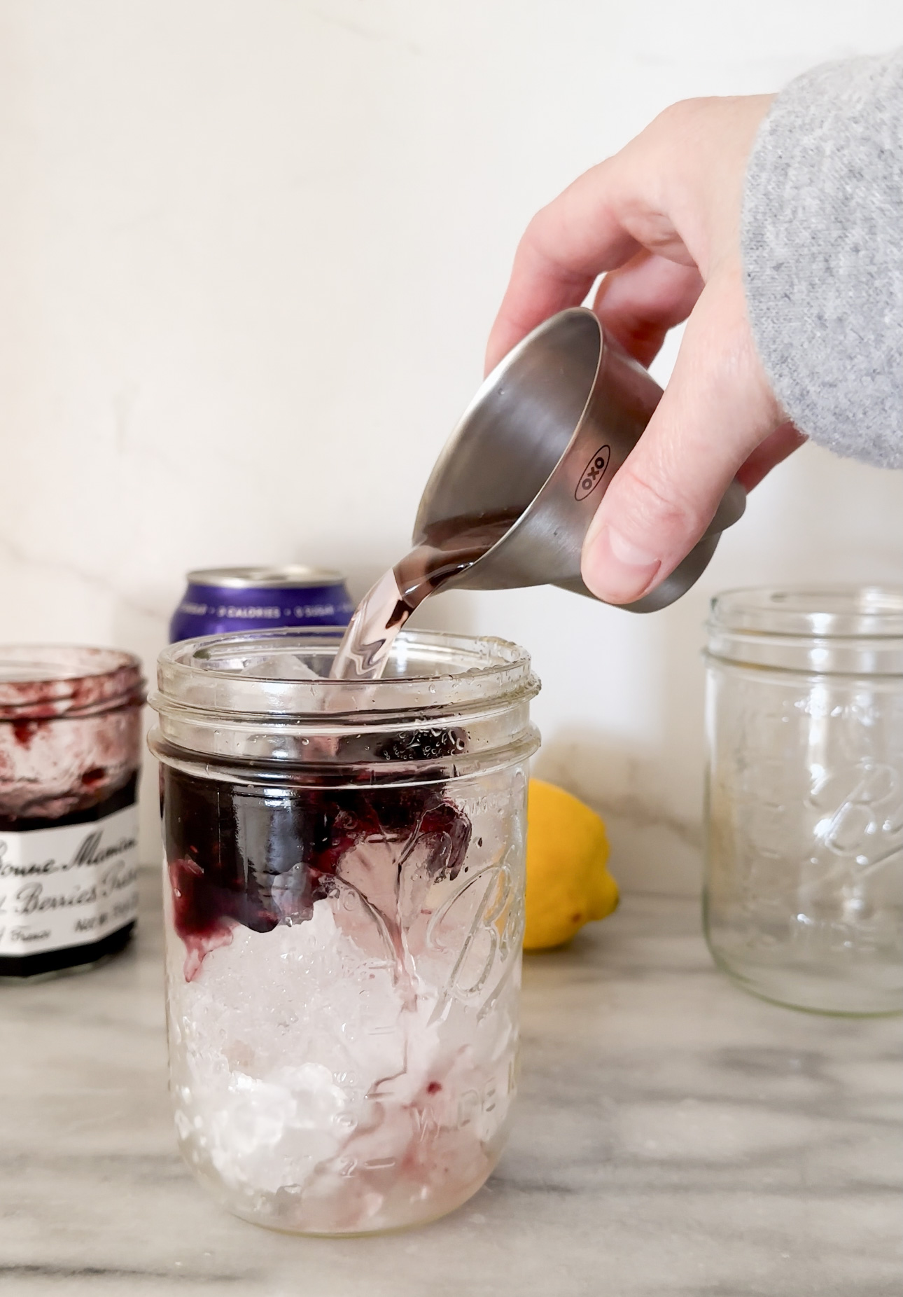Mocktail Monday: Blackberry Jam Spritzer Recipe - Rachel Dodge